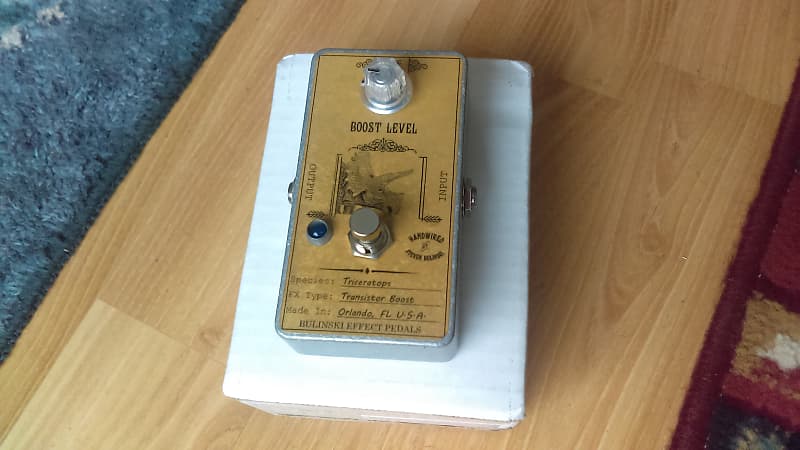 Bulinski Effect Pedals Triceratops Transistor Boost 2022 | Reverb