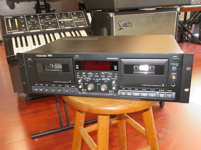 TASCAM 302 Double Cassette Deck | Reverb