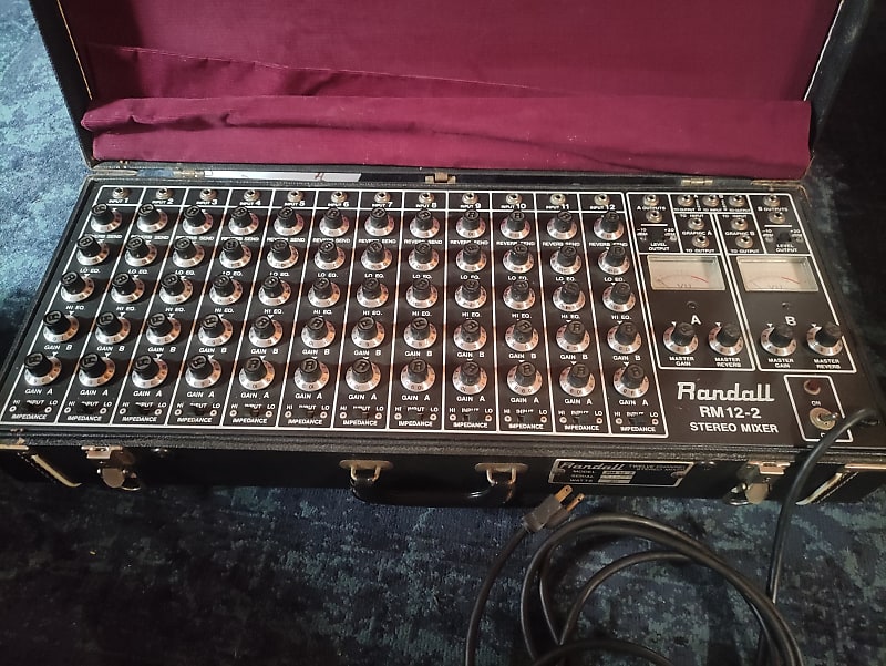 Vintage mixer 🚀Randall 🚀RM 12-2 1970' USA | Reverb