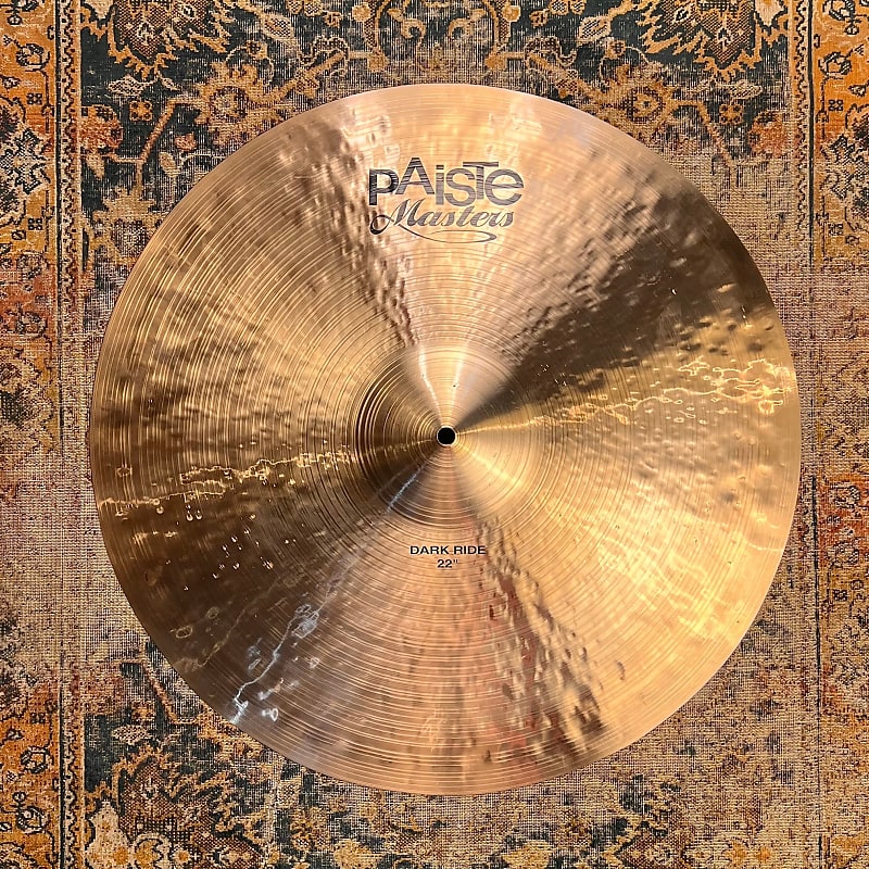 VIDEO! PERFECT Paiste MASTERS DARK RIDE 22" 2582 g | Reverb Australia