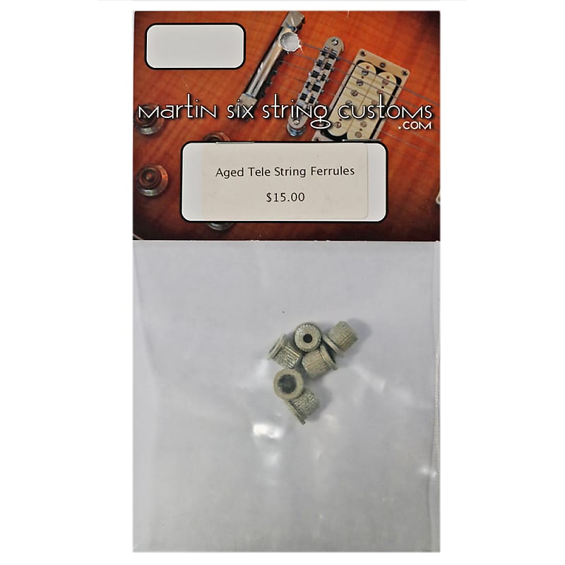 Martin Six String Customs Aged Tele String Ferrules | Reverb