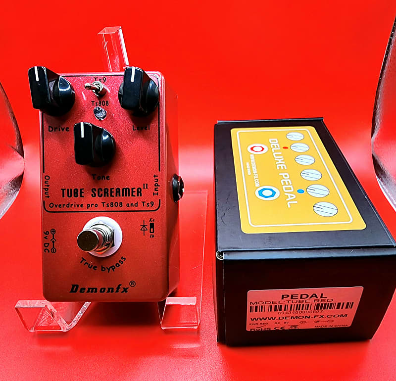 Demonfx Tube Red "Tube Screamer" 2 in 1 Pedal - MINT, Like | Reverb