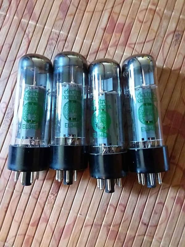 Electro-Harmonix EL34 matched quad amp tubes. NIB | Reverb