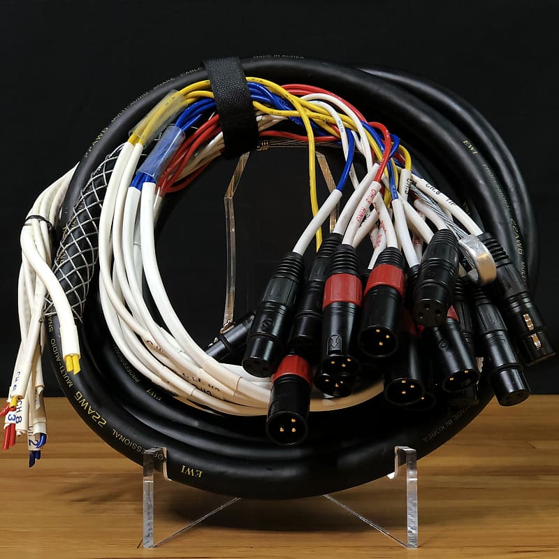 EWI SMS 12ft of 8 channel 22AWG Insert Snake | Reverb