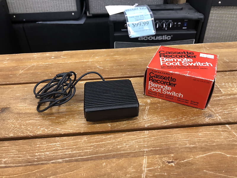 Realistic Cassette Recorder Remote Foot Switch | Reverb