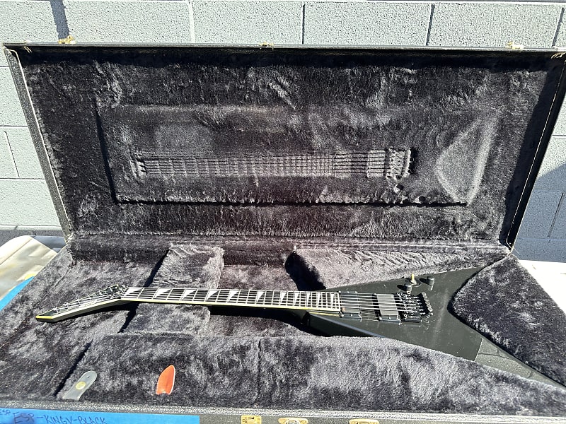 ESP Custom Shop King V 1991 ish - Black | Reverb