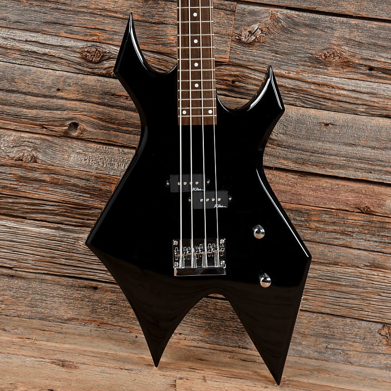B.C. Rich Bronze Series Warlock Bass Black | Reverb