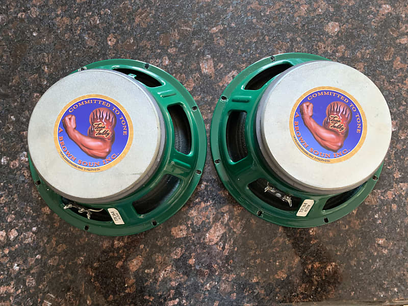 Tone Tubby Pair (2) of 40 watt Ceramic 10” 8 ohm Hempcone | Reverb