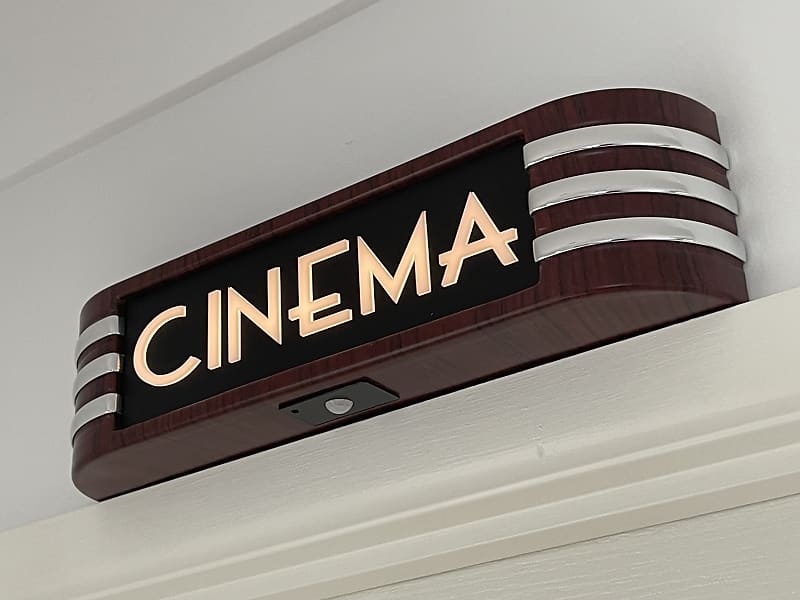 Cinema Light BATTERY POWERED 14" Sign for Home | Reverb Australia