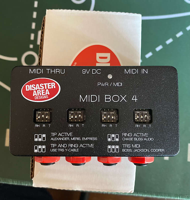 Disaster Area Designs MIDI Box 4 current - Black | Reverb