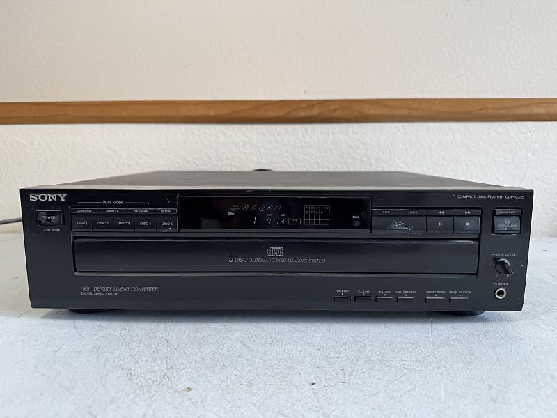 Sony CDP-C225 CD Changer 5 Compact Disc Player HiFi Stereo | Reverb