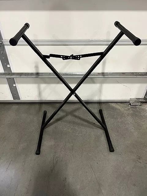 K&M Keyboard Stand Adjustable Metal Electronic Piano Stand | Reverb