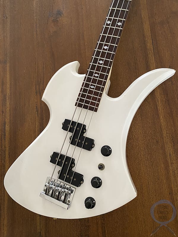 Fernandes Mockingbird Bass, MB-65, Snow White, MIJ, 1992 | Reverb