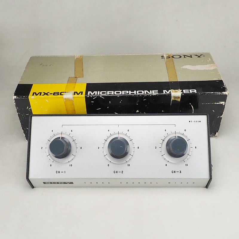 Sony MX-600M Microphone Mixer | Reverb