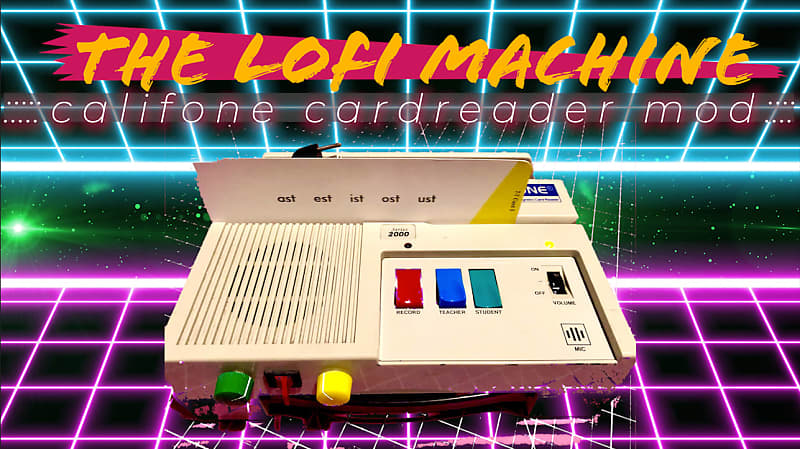 Modified Califone Card Reader with speed controls and extra | Reverb