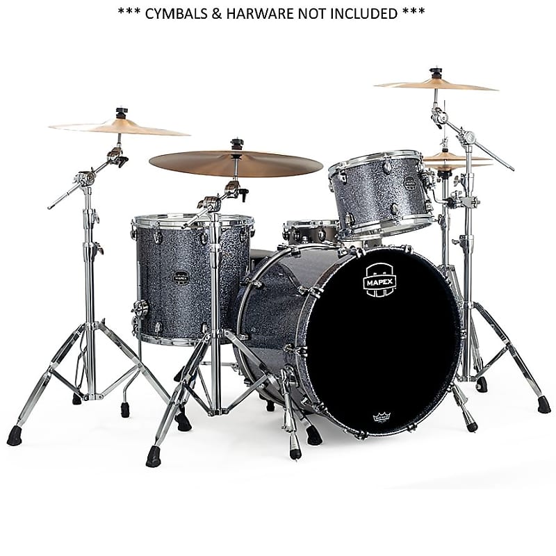 Mapex Saturn V MH Rock Shell Pack 3 Piece - Granite Sparkle | Reverb