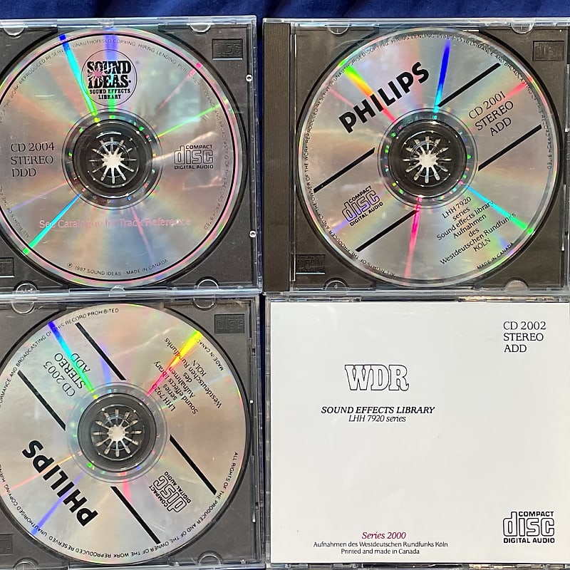 Sound Ideas Series 2000 Sound Effects Library 1987 | Reverb