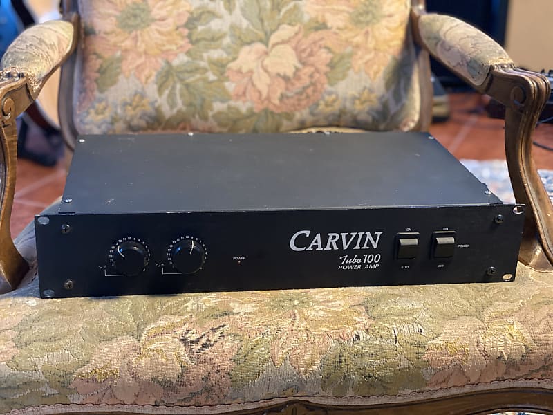 Carvin TUBE 100 Stereo Power Amp Black | Reverb