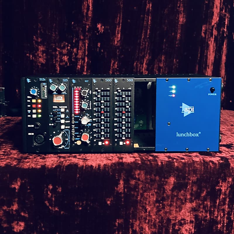 API lunchbox® 500 Series Rack with 5 API Modules Included • | Reverb