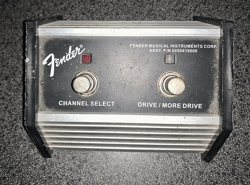 Fender Hot rod blues deluxe Footswitch. 2010s - Black | Reverb