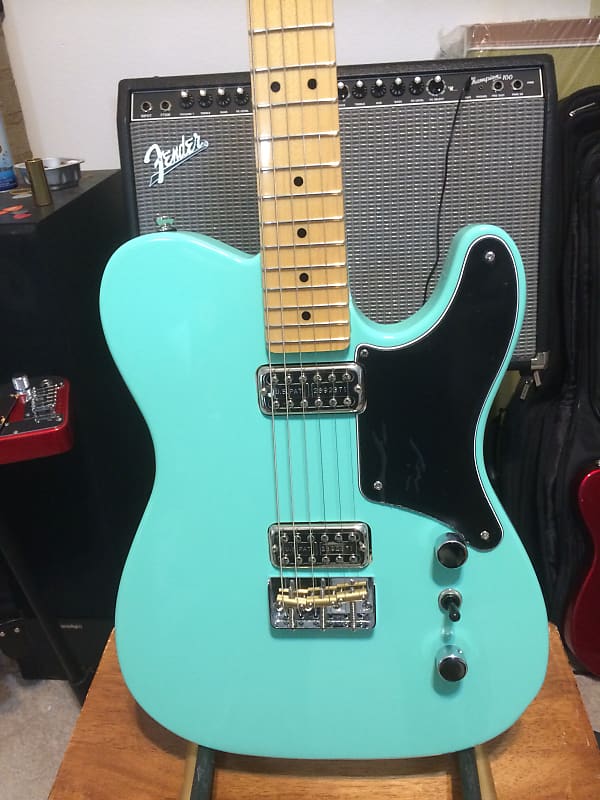 Custom Telecaster HH Gretsch Filtertron HS USA pups 2021 Surf | Reverb