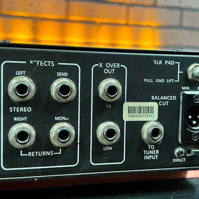 SWR SM-900 Bass Head with EQ Foot Switch Pedal | Reverb