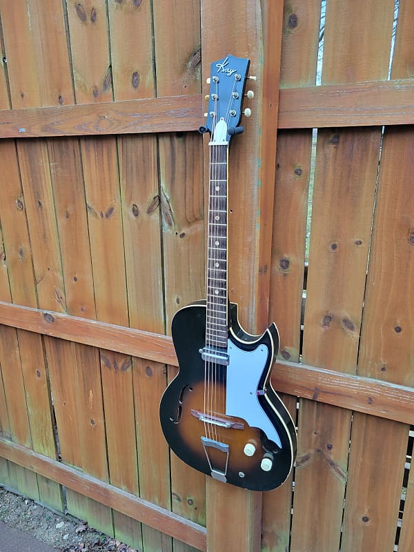 Early 60's Kay Speed Demon 1 Pickup Electric Guitar Great | Reverb