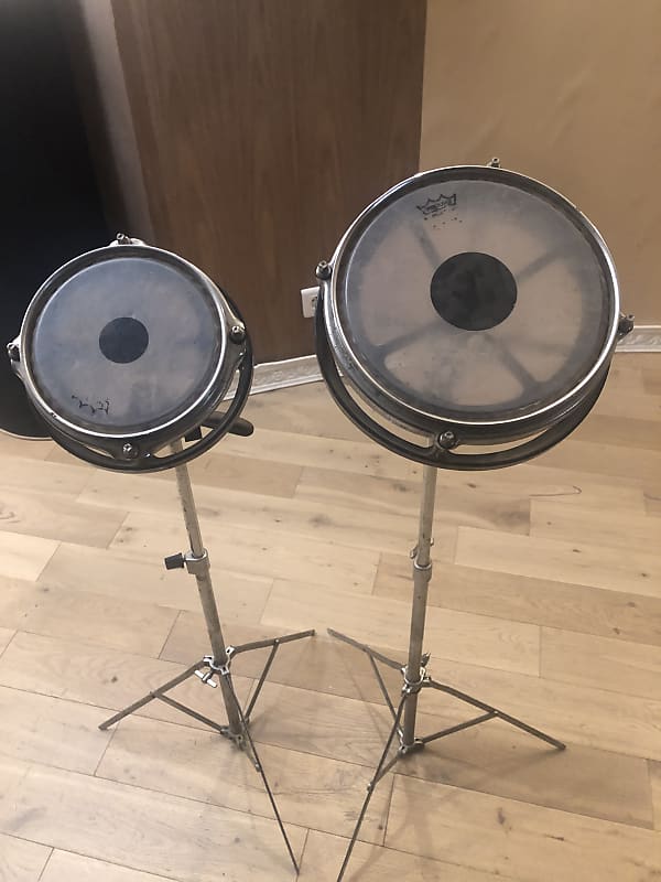 Remo rototom 70th - black 6 / 8 pcs set | Reverb UK