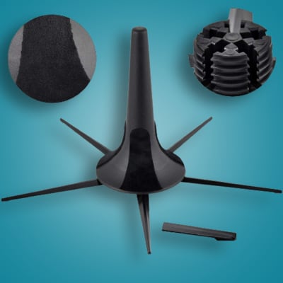 Portable Trumpet Stand Holder Metal with 5 Leg Foldable | Reverb