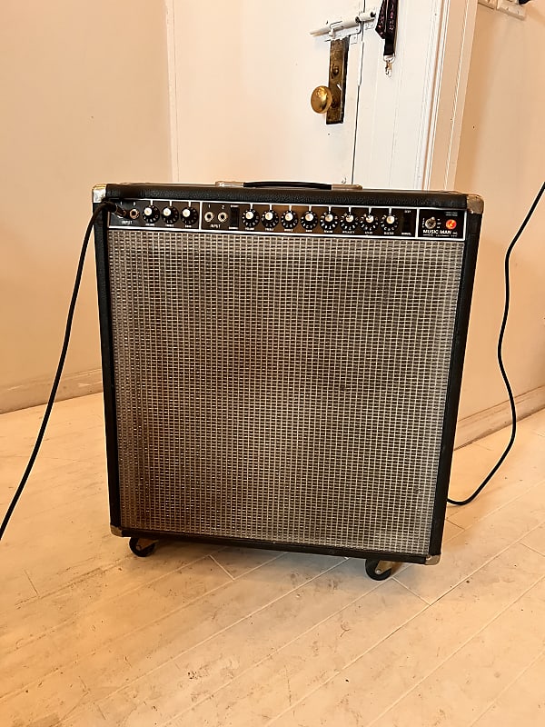 Music Man 410 1975 Black/ Silver | Reverb