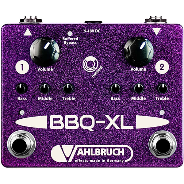 Vahlbruch BBQ-XL Buffer Boost eQualizer Guitar Effects Pedal | Reverb