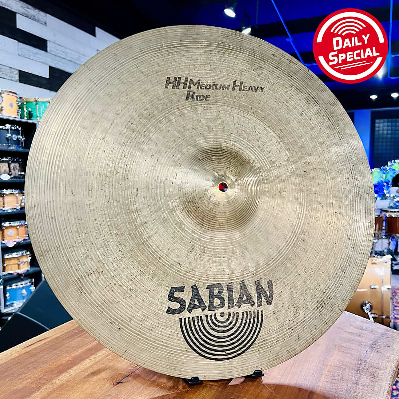 Used Sabian 20" Hand Hammered Medium Heavy Ride | Reverb