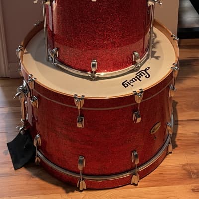 Ludwig Centennial Zep 4-Piece 2019 Red Sparkle | Reverb