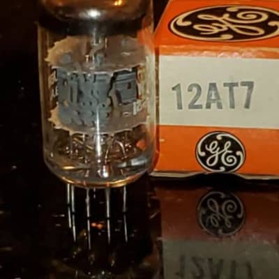 12AX7 GE long plate vintage vacuum tube | Reverb