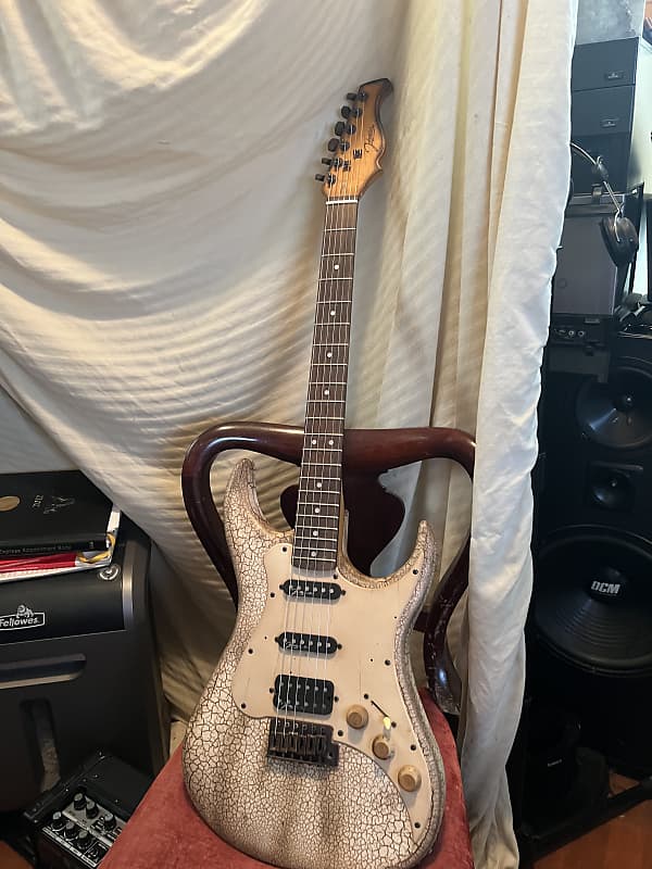 johnson crackle finish with emgs guitar crackle finish | Reverb