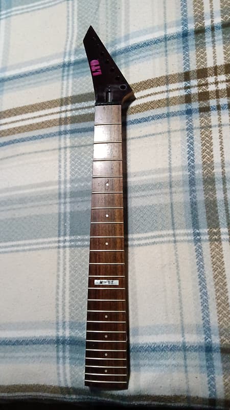 ESP LTD M-17 7-String Neck Only -Rosewood 2007-13 - Black & | Reverb