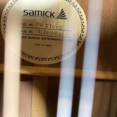 Samick SW 210-12 1990s Cheap 12 String - Includes Chipboard | Reverb
