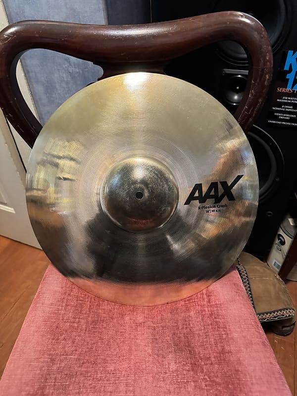 Sabian Aax explosion crash cymbal 16 inch - Brass | Reverb