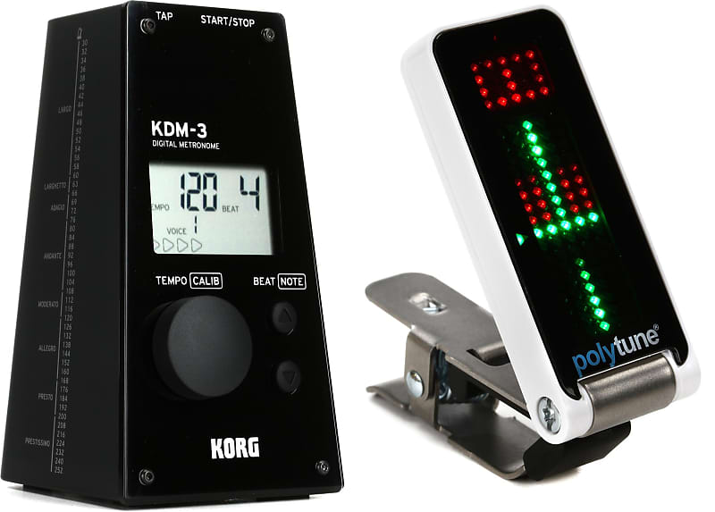 Korg KDM-3 Digital Metronome - Black Bundle with TC | Reverb