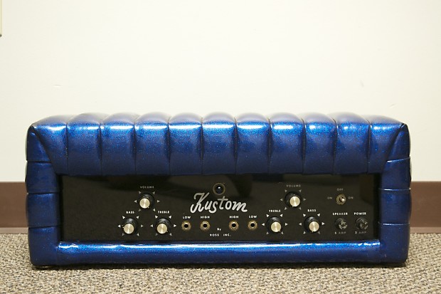 Kustom J595 2-Channel Amplifier Blue Tuck and Roll | Reverb
