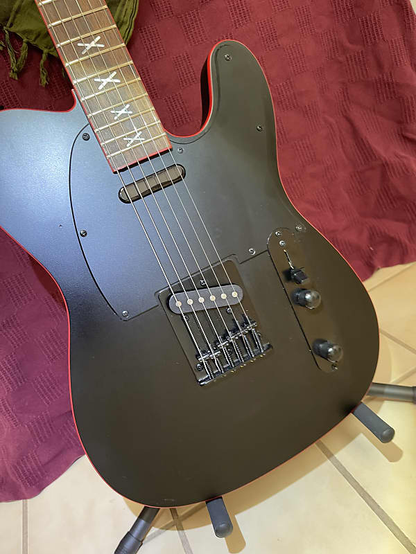 Hard Luck Kings Telecaster Matt Black / Red | Reverb