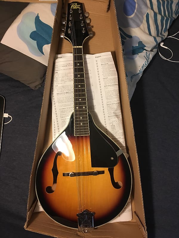 Rogue RM-100A A-Style 2018 Tobacco Burst Mandolin | Reverb