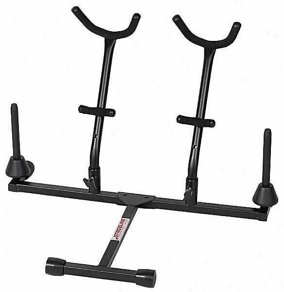 Stageline SAX-33 Alto/Tenor Double Saxophone/Sax Stand w/ 2 | Reverb