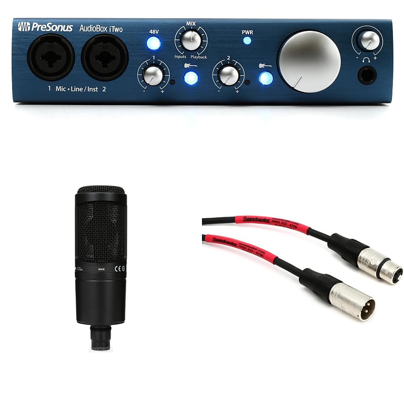 PreSonus AudioBox iTwo USB Audio Interface and Audio-Technica | Reverb
