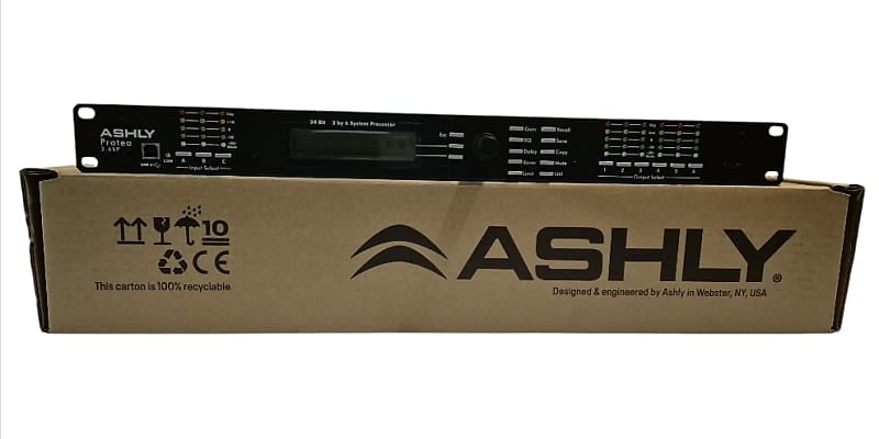 Ashly Protea 3.6SP DSP Loudspeaker System Processor 3-In x | Reverb