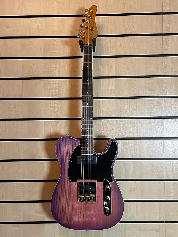 Schecter PT Special Purple Burst Pearl Electric Guitar | Reverb