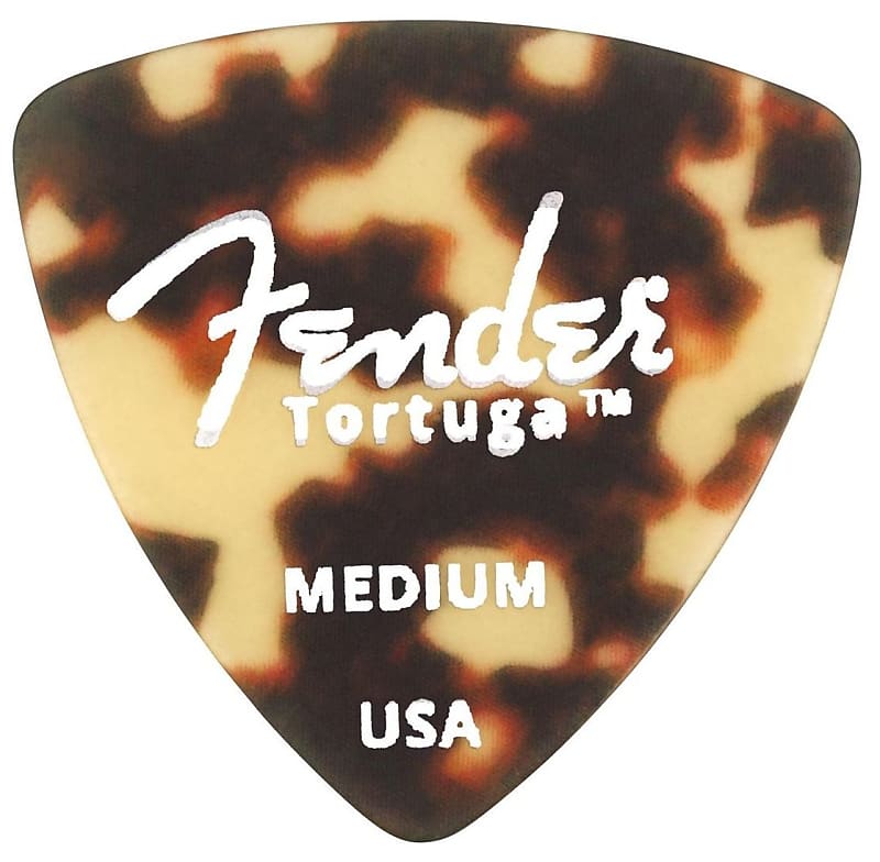 Genuine Fender Tortuga Picks 346 Medium 6 Pack | Reverb