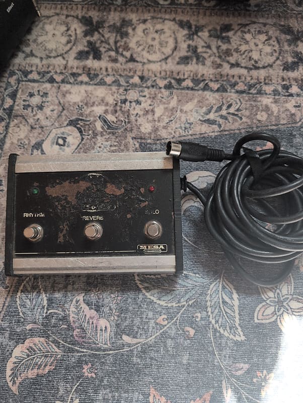 VINTAGE Mesa Boogie Rect-o-verb three channel footswitch | Reverb