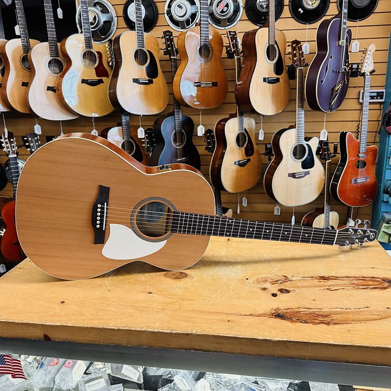 Seagull Coastline S6 Folk Cedar QI Acoustic Electric Guitar | Reverb