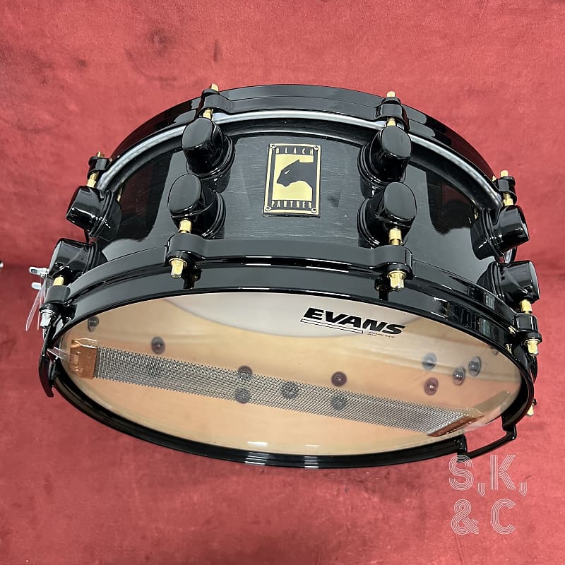 2007 Mapex 5-1/2x14 Black Panther Premium Series Snare Drum | Reverb